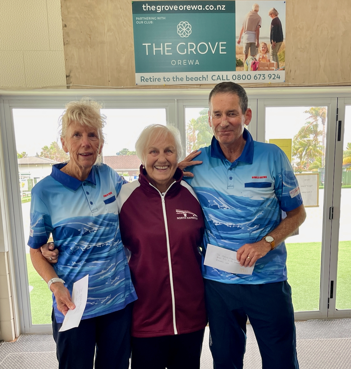 The Grove Orewa, BNH 1-5 Any Combination Pairs - Bowls North Harbour