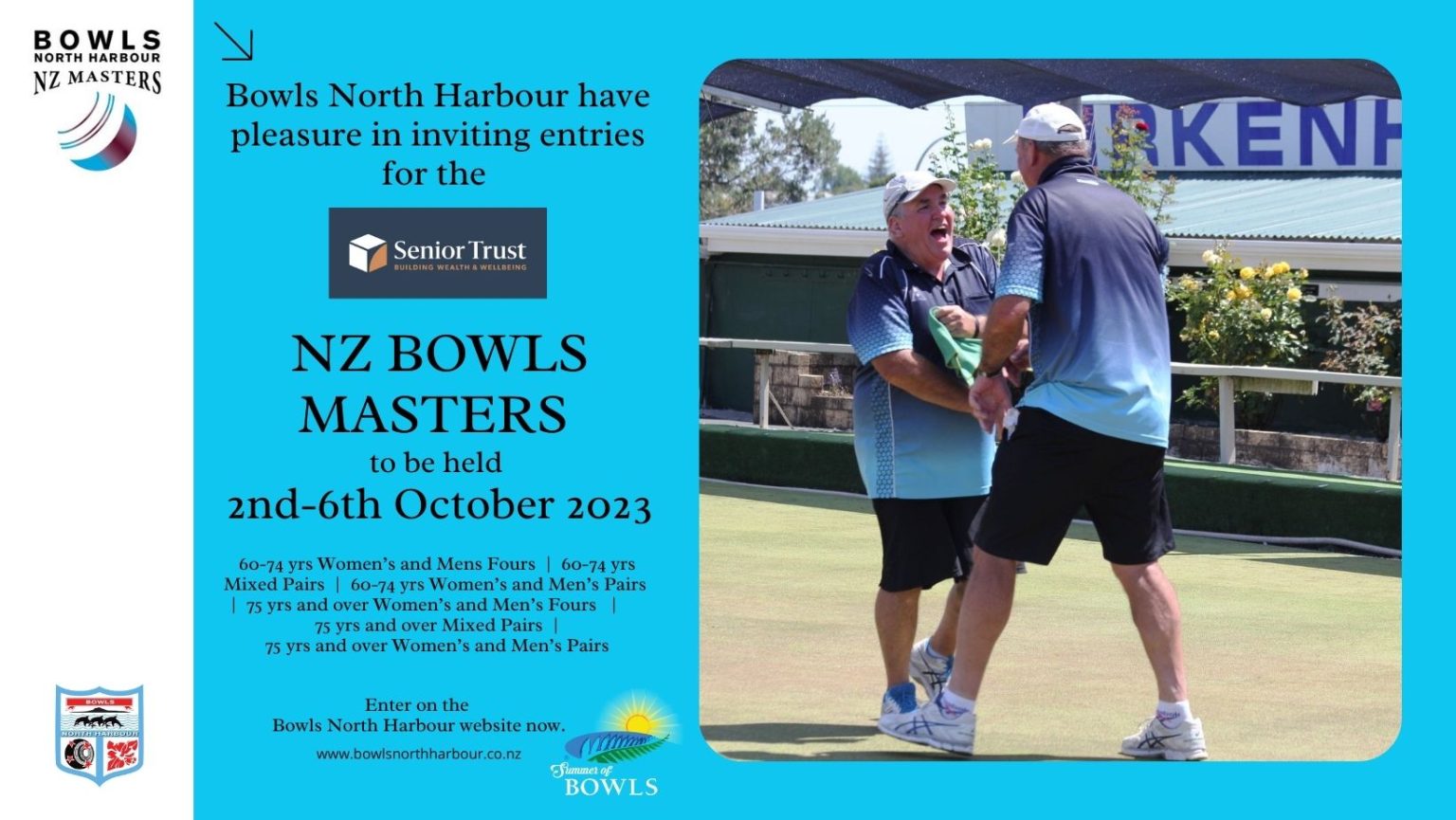 NZ Masters 2023 – Bowls North Harbour