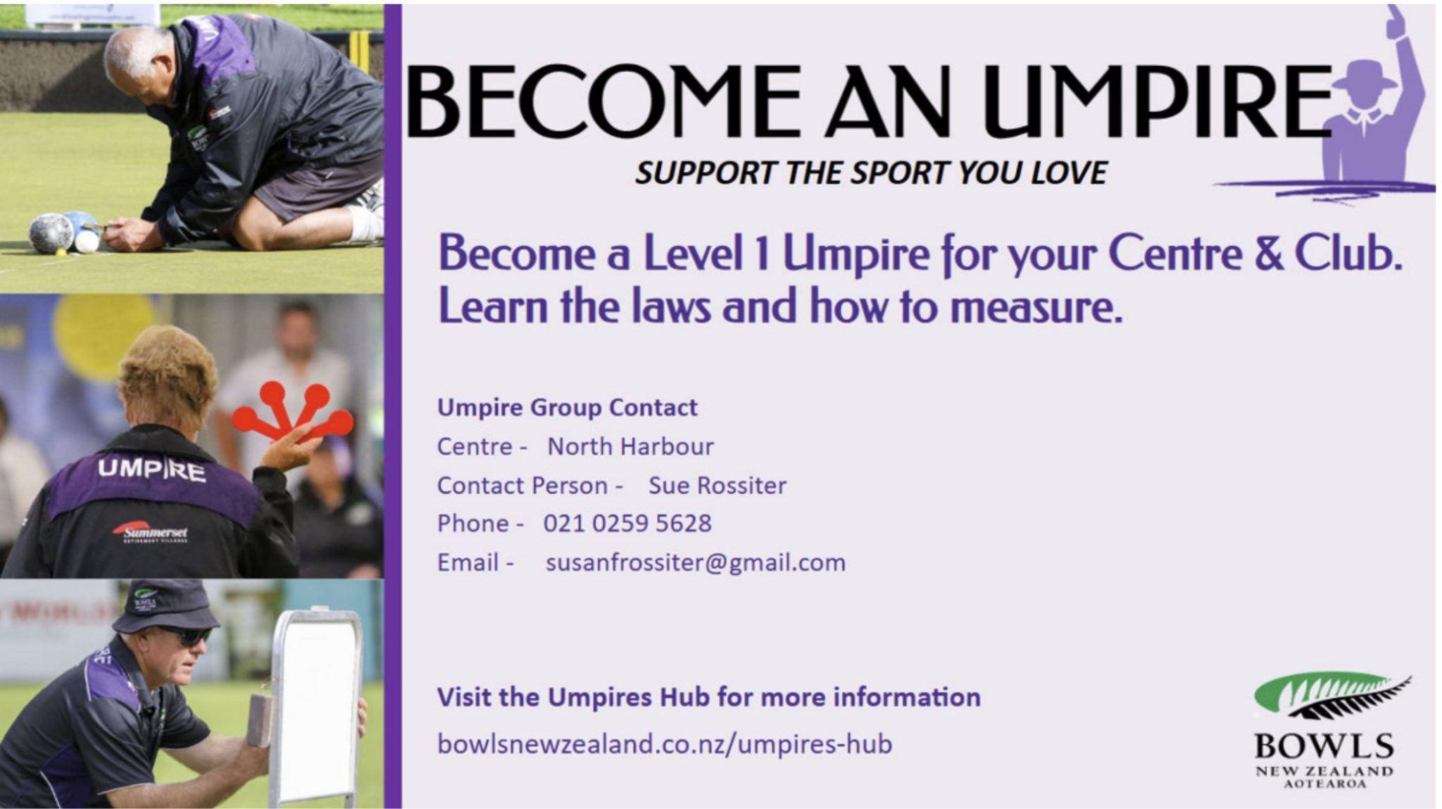 BNH Umpires - Calling for new Umpires - Bowls North Harbour